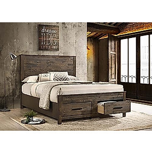 Coaster Home Furnishings Woodmont California King Storage Bed Rustic Golden Brown