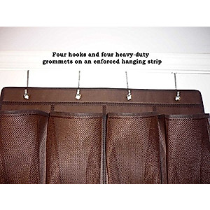 Roomganize Large Shoe Organizer, Sneaker Rack, for Men's Big Shoes (Bison Brown)