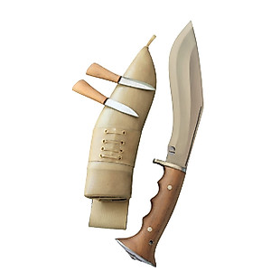 8 Inch Khukuri/Kukri Knife : Model - Iraqi Gripper Blocker, Handmade Machete, Bladed