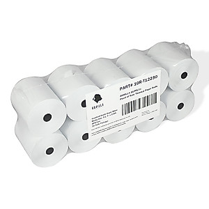 (10) Gorilla Supply 3 1/8 x 230 Thermal Paper Receipt Roll Clover Station Solo Duo TM-T88 T20 T90 Bixolon SRP-350 370, 3.125 x 230 ft Cash Register Paper, BPA Free, 10 Rolls