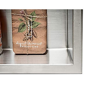 ALFI brand ABN1224-BSS Shower Niche, Brushed Stainless Steel