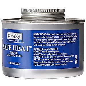 Daily Chef Bakers and Chefs Safe Heat Chafing Fuel, 12-Pack