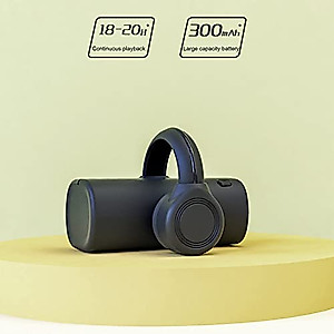 Pasotim 5.2 Low Latency Gaming Real Bone Conduction Bluetooth Headphones in-Ear Sports Sweatproof Headphones-Black