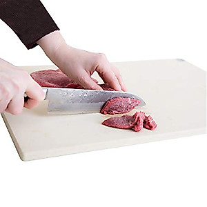 NoTrax 12" x 18" x 0.5" Sani-Tuff T45 Natural Rubber Cutting Board, Non-Skid Professional-Grade, Made in USA, T45S2012BF