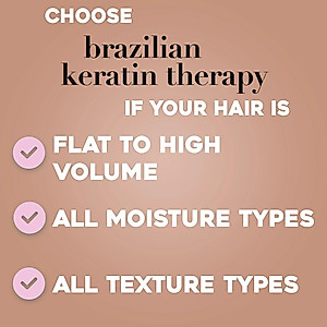 OGX Conditioner, Ever Straight Brazilian Keratin Therapy, 13oz, Pack of 2