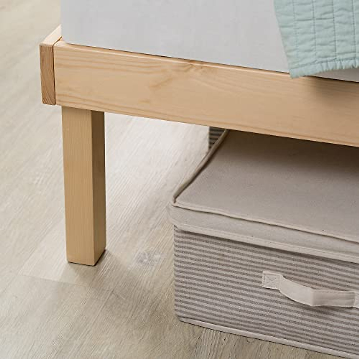 ZINUS Robin Wood Platform Bed Frame with Headboard, Wood Slat Support, No Box Spring Needed, Easy Assembly, Queen, Brown