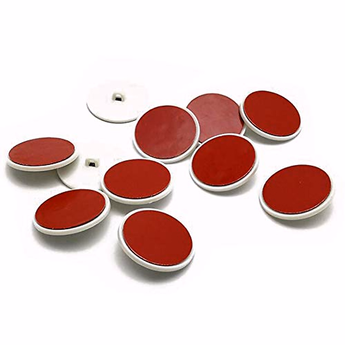 20 Pieces 3cm Diameter Ceiling Stick Adhesive Hooks Christmas Ball Adhesive Hanging Hooks Poster Pole Hook Sticky Top Accessories for Party Mall Advertising Christmas Ceiling Hanging Ornaments