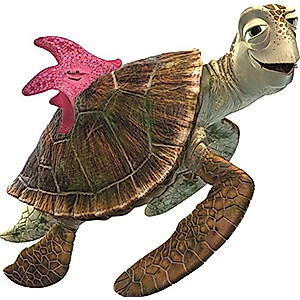 9 INCH Crush Green Sea Turtle Squirt Peach Finding Nemo 2 Movie Removable Peel Self Stick Wall Decal Sticker Art Bathroom Kids Room Walt Disney Pixar Home Decor 9 1/2 inch by 6 1/2 inch