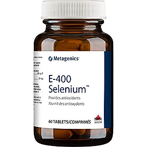 Metagenics E-400 Selenium, Antioxidant Supplement with Vitamin E to Help Support Cellular Health - 60 Tablets, 2 Month Supply