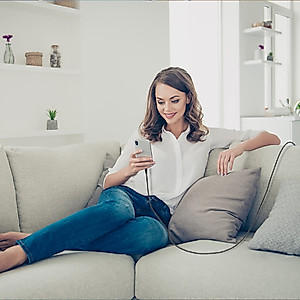 iPhone Charger 20FT/6M [Apple MFi Certified] Lightning Cable Extra Long iPhone Charging Cord Nylon Braided Fast Apple Charger Cable 2.4A for iPhone 12 11 Pro X XS Max XR/8 Plus/7 Plus/6/6s Plus