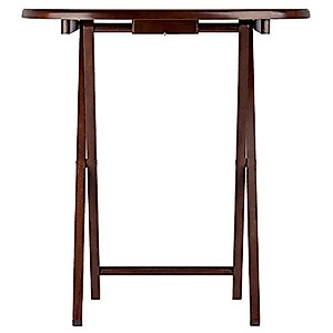 Winsome Nathan 5-PC Set Cappuccino Snack Table 23.7x15.83x25.51