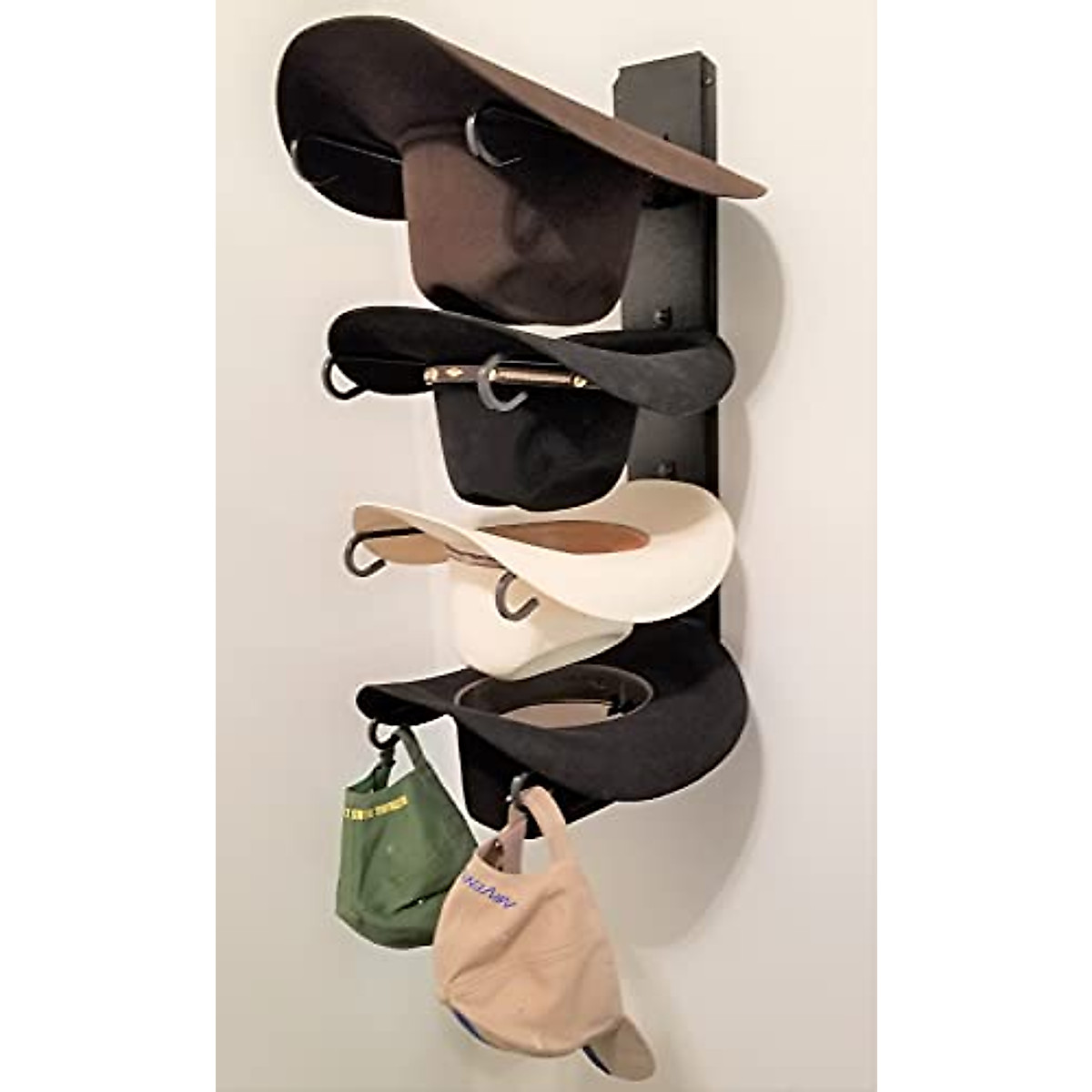 Mark Christopher Collection American Made Classic Four Tier Hat Holder Black