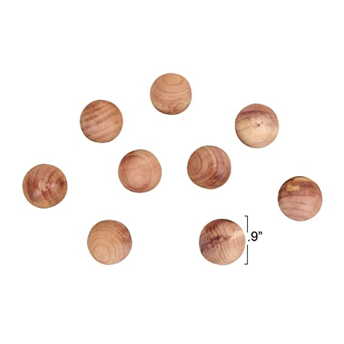 CedarFresh 17840-1 Red Cedar Wood Balls | Freshen and Protect Closets | 40-Pack