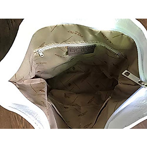 LaGaksta Stella Convertible Leather Backpack Purse – Casual Travel Tote Bag White