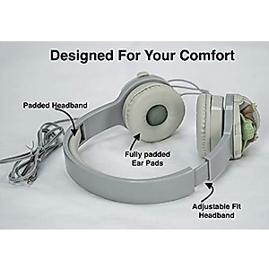 Star Wars The Mandalorian The Child - Baby Yoda Kids Headphones Wired Fully Padded and Adjustable Headband