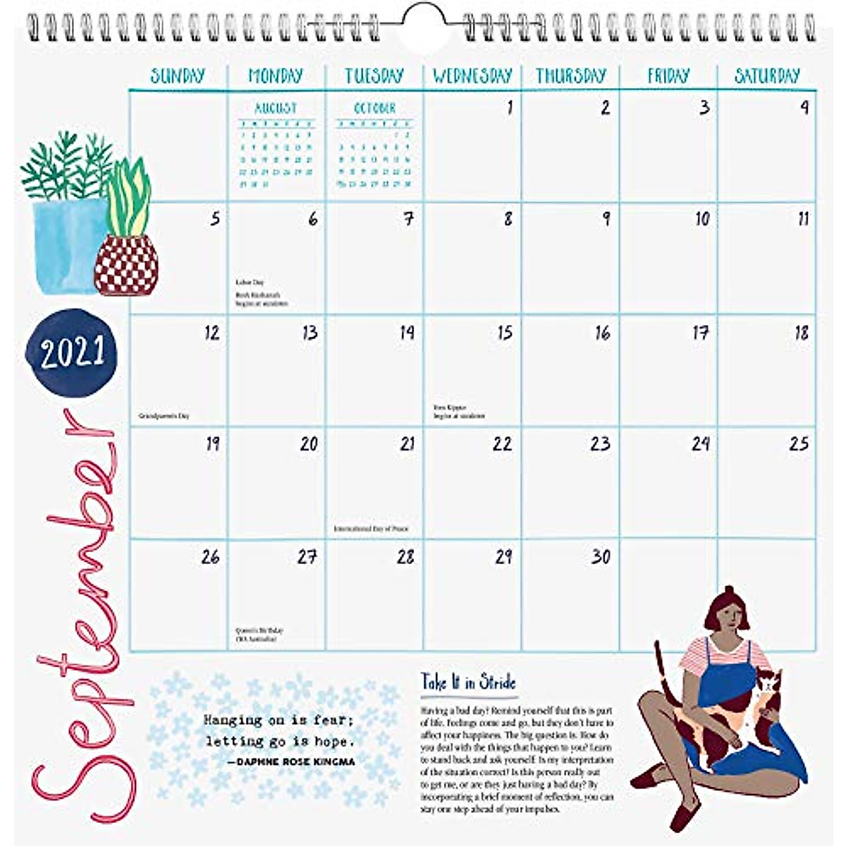 My Perfectly Imperfect Life Wall Calendar 2021: A Year of Letting Go