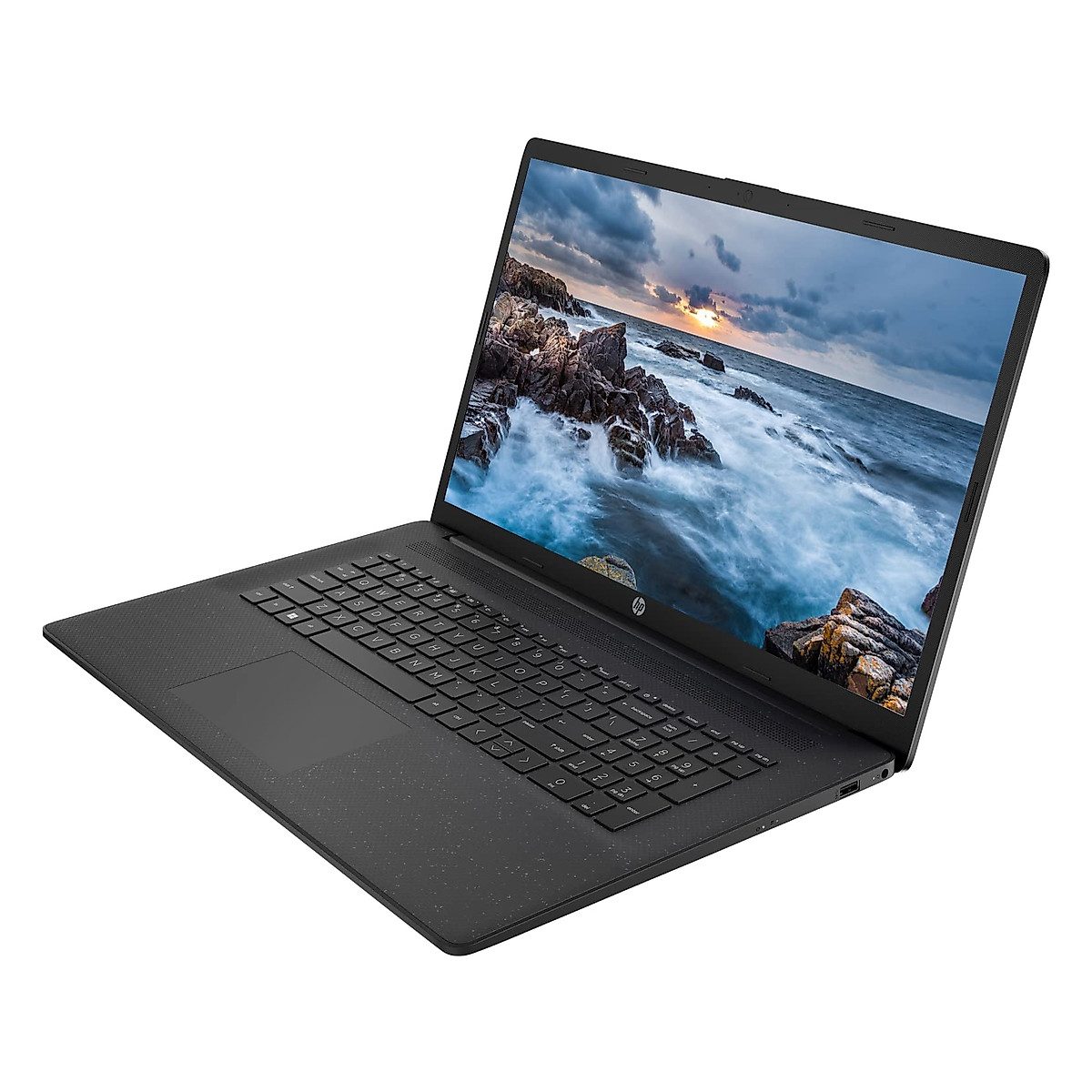 HP Newest 17 Laptop, 17.3" HD+ Screen, AMD Athlon Gold 3150U Processor, 8GB DDR4 RAM, 256GB PCIe SSD, Wi-Fi, Webcam, Bluetooth, HDMI, Windows 11 Home, Black