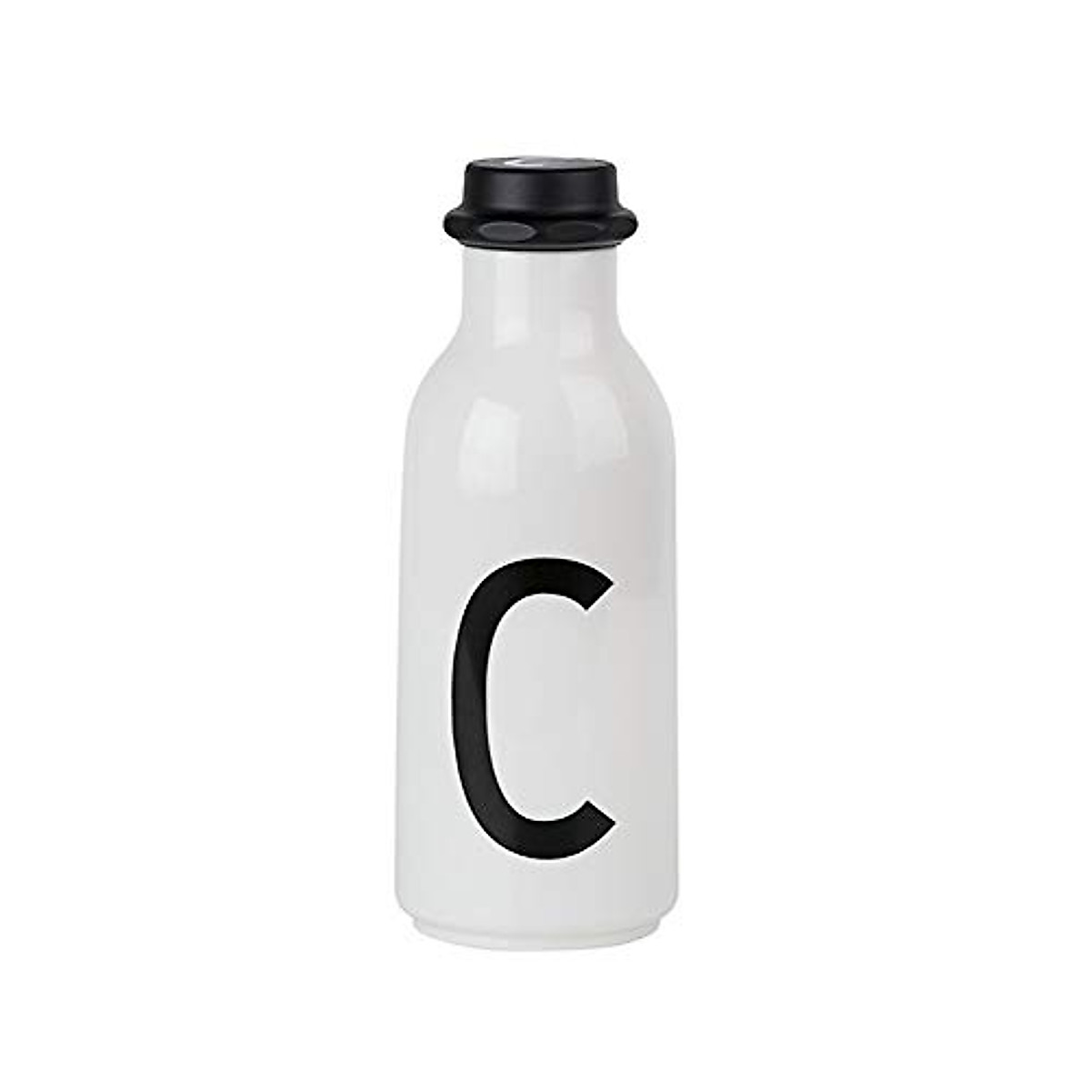 Design Letters TO GO Personal Water bottle (Available in A-Z) | 17 oz unbreakable cute sports water bottle | Reusable water bottle for kids and adults | BPA, BPS-free, Leak-proof and Drop-safe
