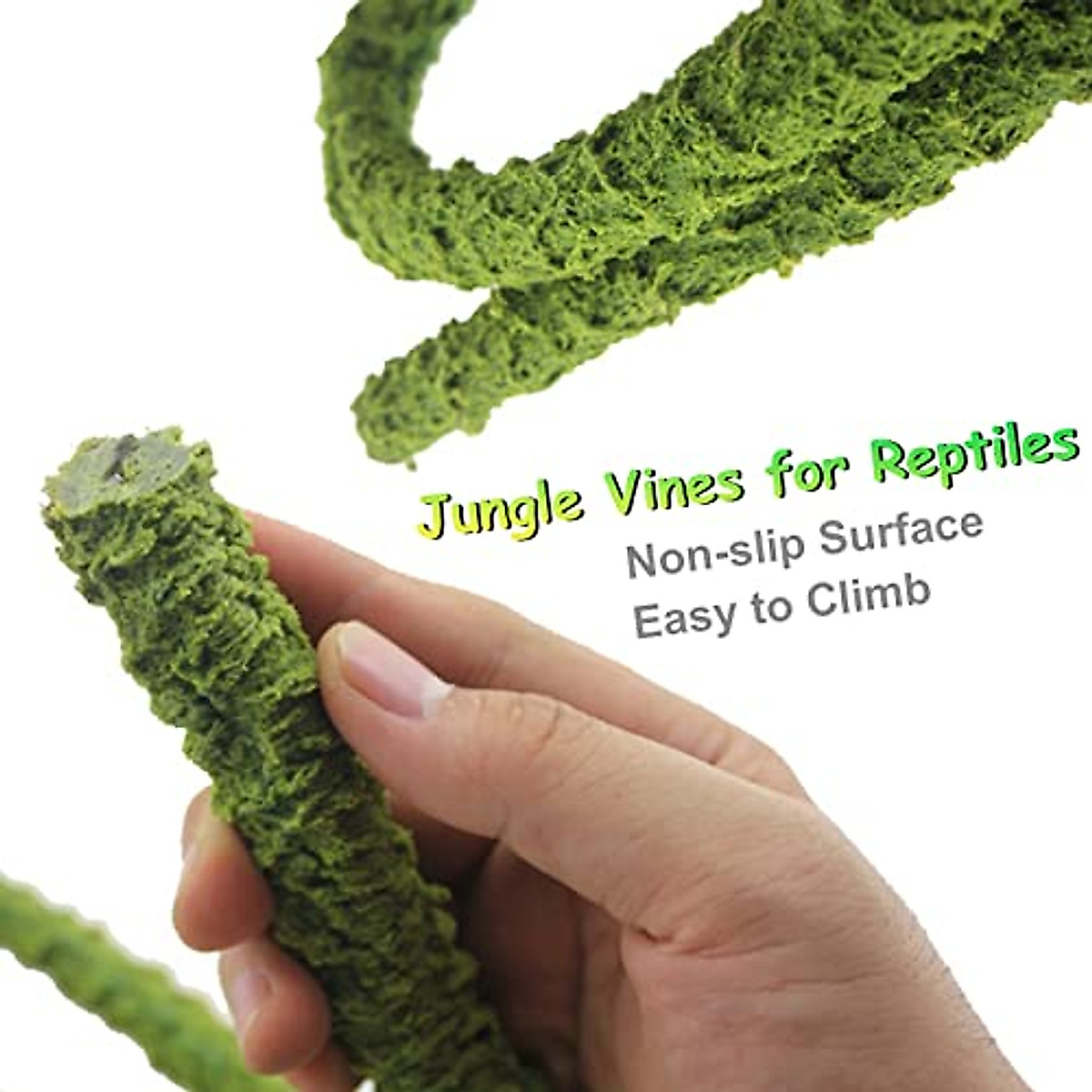 Hermit Crab Climbing Toys, Jungle Vines for Reptiles, Small Animal Terrarium Decor, Bendable, Artificial, for Hermit Crab, Frog, Reptile