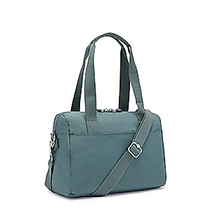 Kipling Women's Klara Handbag, Organize Accessories, Removable Shoulder Strap, Dual Carry Handles, Crinkle Nylon Bag