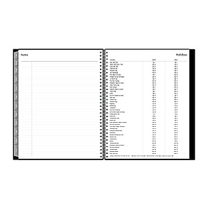 Blue Sky 2023-2024 Academic Year Weekly and Monthly Planner, 8.5" x 11", Flexible Cover, Wirebound, Enterprise (144719)