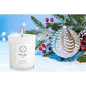 Chez Juju Lavender Scented Candle | 100% Pure Natural Soybean Wax | Luxurious Clean Burning Aromatherapy | Plant Based Vegan Eco Friendly | Pilates, Yoga, Bath, Gift, Relax, Meditation Candle