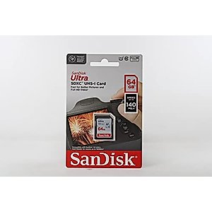 SanDisk Ultra 64GB 2‑pack SDXC UHS-I Class 10 Memory Card