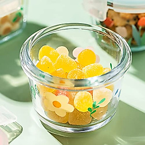 UPKOCH Microwave Containers Airtight Lid Dips Lunch Storage Practical Ml Jam A Prep Jars Round Container On- for Style Food Sealed Case Lids Safe Meal Great Locking Snacks Freezer