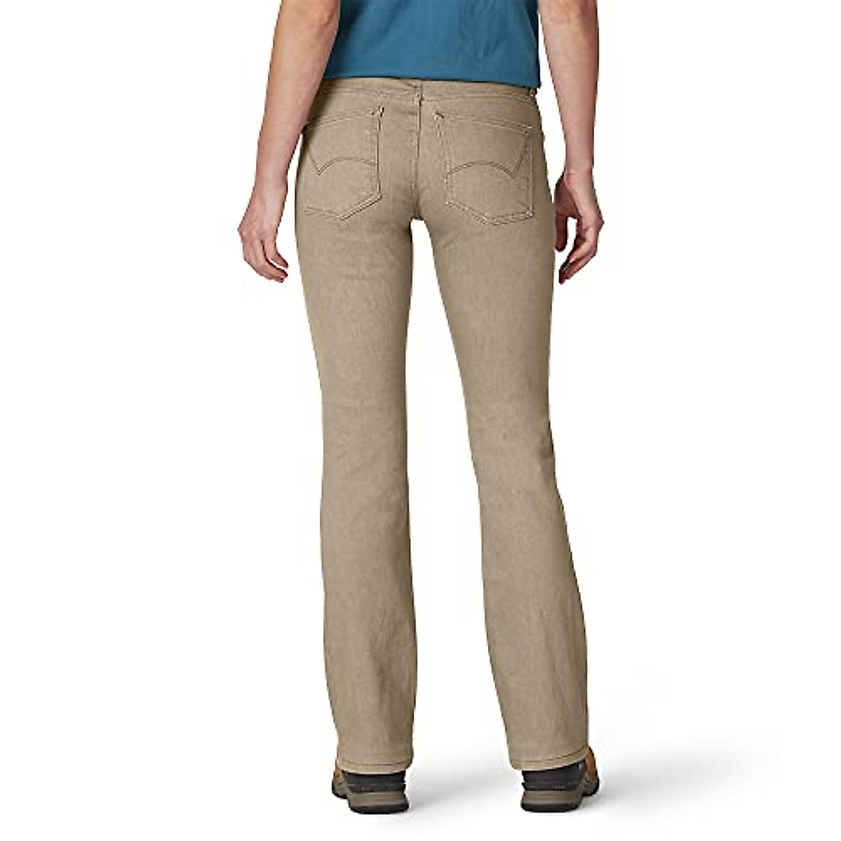 Dickies Women's Perfect Shape Denim Straight Jean, Stonewashed Bronze Sand v1, 10