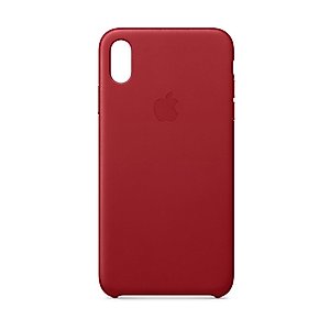 Apple iPhone Xs Max Leather Case - (PRODUCT) RED