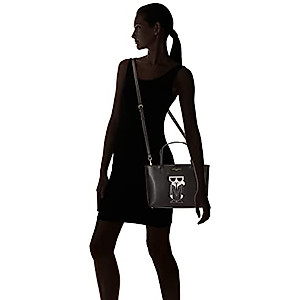 Karl Lagerfeld Paris Womens Maybelle Crossbody Tote Bag, Blk Multi, One Size US