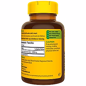 Nature Made L-Lysine 1000 mg, Dietary Supplement, 60 Tablets, 60 Day Supply