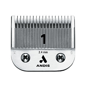 Andis 64070 UltraEdge Carbon-Infused Steel Detachable Clipper Blade, Size 1, 3/32-Inch Cut Length