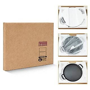 Hisencn 7421 Gourmet BBQ System Griddle for Weber Original Kettle Premium 22 1/2 inch Charcoal Grill, Cast Iron 12" For 22.5'' Smokers, Performer Premium Grill