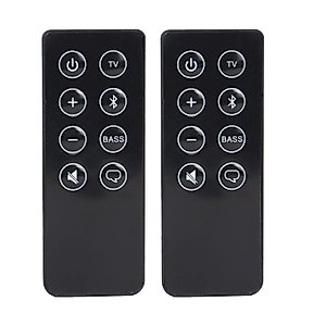 2 pcs Replacement Remote Control Compatible with Bose TV Speaker & Solo Soundbar Series II, Compatible with Bose Solo 5 10 15 Series II TV Sound System 431974 410376 418775 845194 (NO Battery)