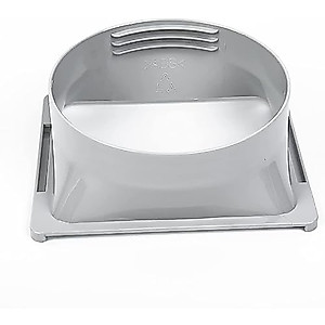 Portable Air Conditioner Exhaust Hose Coupler - 5.9 inch/6 inch AC Hose Coupler Extension, Portable Window Adapter A/C Unit Tube Connector Mobile air Conditioning Accessories (Square to Round)