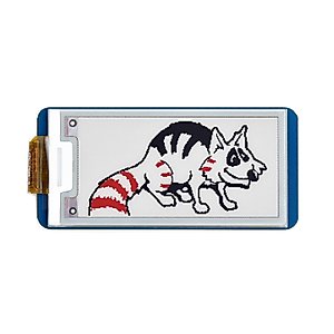 waveshare 2.13inch e-Paper Compatible with Raspberry Pi Pico Red/Black/White Three-Color Display
