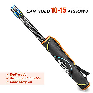 Perogen Youth Quiver,Archery Quiver,Arrow Quiver for Kids, Arrow Bag for Hunting,Waist Hanged Quiver
