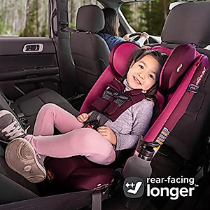 Diono Radian 3RX 3-in-1 Rear and Forward Facing Convertible Car Seat, Adjustable Head Support & Infant Insert, 10 Years 1 Car Seat Ultimate Safety and Protection, Slim Fit 3 Across, Pink Blossom