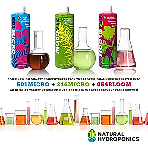 Natural Hydroponics 216Grow Nutrient Concentrate for Structural & Foliar Growth (1-Pint - Part of The Professional Nutrient System)