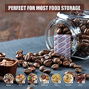 2000cc Oxygen Absorbers for Food Storage (Individually Sealed, Total 20 Packets) - Long Term Food Storage for Mason Jars, Mylar Bags, Canning, Vacuum Bags