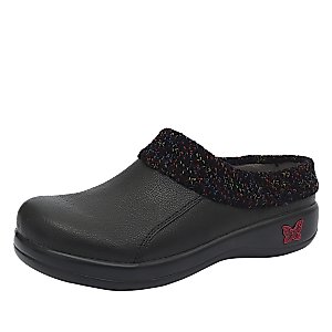 Alegria Womens Kyah Black Leather Clog 9.5-10 M US