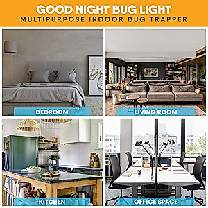 Gnat Traps for House Indoor, Venus Fly Trap for Indoors, Gnat Traps, Fly Catchers for Inside Home, Bug Catcher, Gnat Killer Indoor, Indoor Fly Trap, Flying Insect Trap, Plug in Bug Catcher Indoor