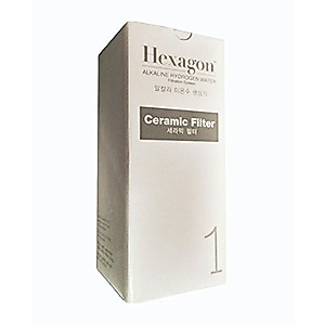 Valued Trade Hexagon Alkaline Water Filtration System 2 Cartridge 1 (Cylinder Case and Lid Not Included)