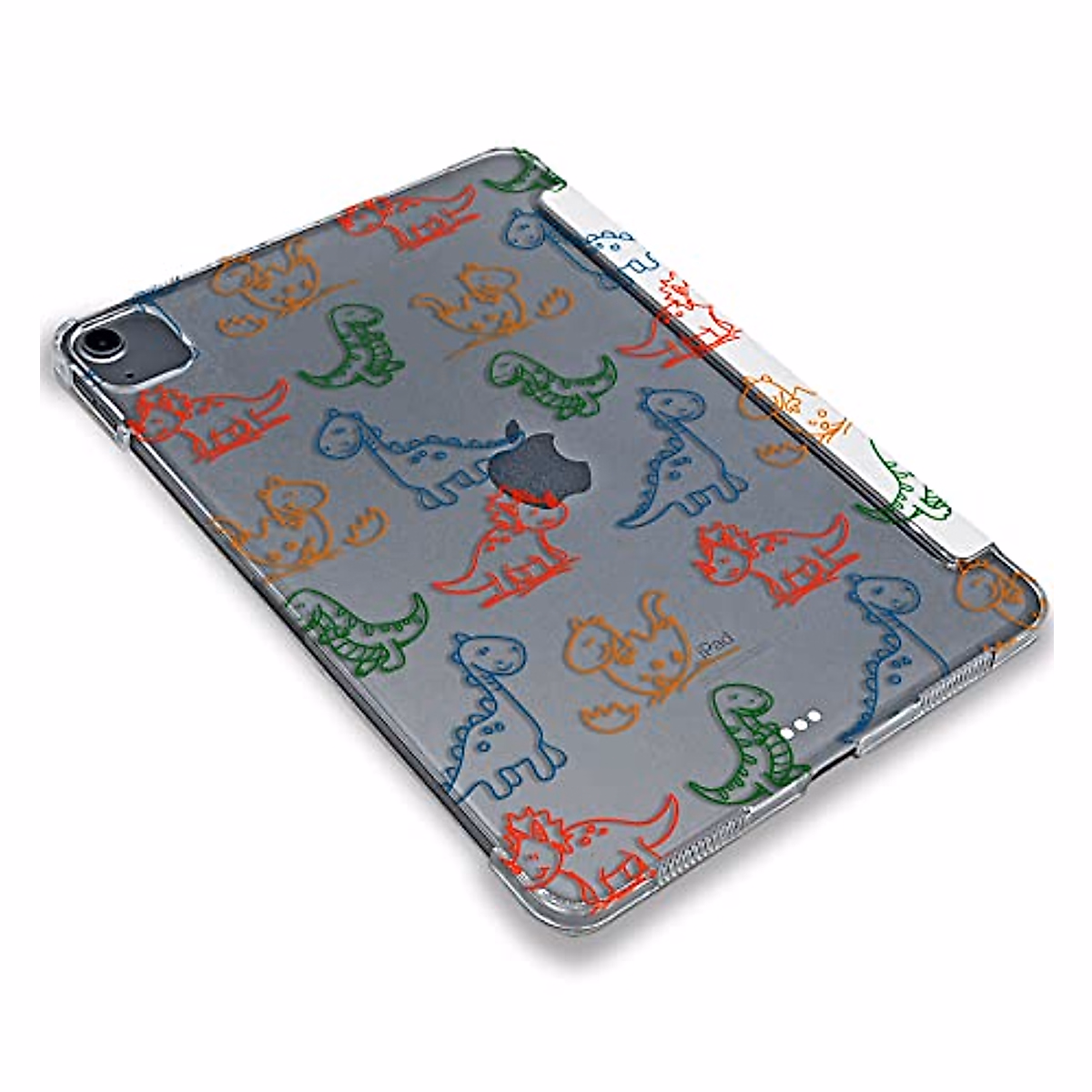 Dino Kid Cute Baby Dinosaur case Compatible with iPad Mini Air Pro 7.9 8.3 9.7 10.2 10.9 11 12.9 inch Pattern Cover New 2022 2021 Trifold Stand 3 4 5 6 7 8 9 Generation 553 (12.9 Pro 3/4/5 gen)