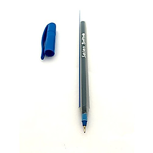 20 X Saino Softek Smooth Writing Ballpoint Pens (Non Refillable) Direct Ink Fill Technology gives you perfect ink flow for smoothest writing (BLUE)