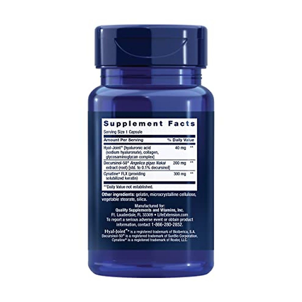 Life Extension Fast-Acting Joint Formula – Advanced Joint Health Support Supplement for Men & Women - for Joints Discomfort & Inflammation Relief – Non-GMO, Gluten-Free - 30 Capsules