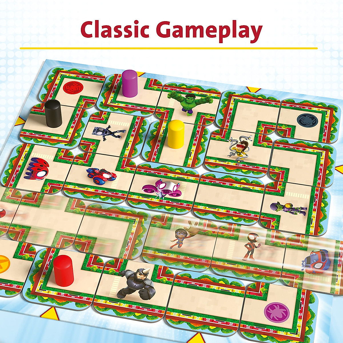 Ravensburger - Spidey and His Amazing Friends Labyrinth Junior Game | Engaging Brain Teaser for Kids | Interactive Puzzle Game | Ideal Gift for Boys and Girls Aged 4+