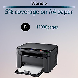 Compatible TN114 Toner Cartridge for Konica Minolta TN114 TN115 for BH162 163 210 211 220 7516 7521 7616 7622 DI152 183 1611 2011 High Yield 11000 Pages (Black 2Pack)