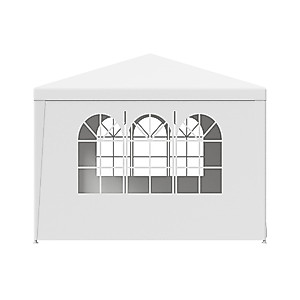 HomGarden 10'x10' Outdoor Canopy Tent Patio Camping Gazebo Storage Shelter Pavilion Cater Party Wedding BBQ Events Tent w/Removable Sidewalls